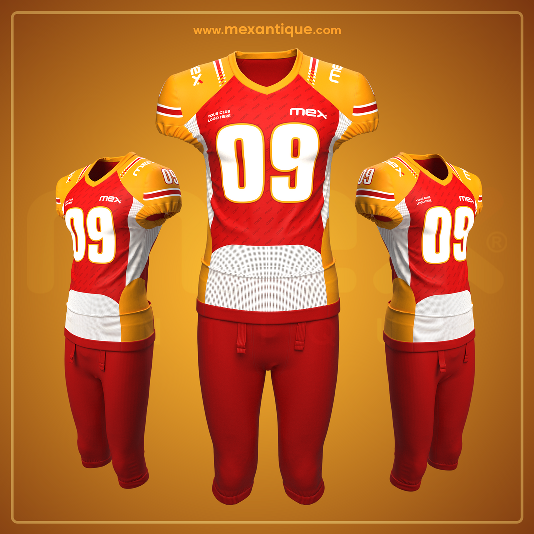American Football Uniform Kits | 2025 Designs | Fast Production – MEX ...