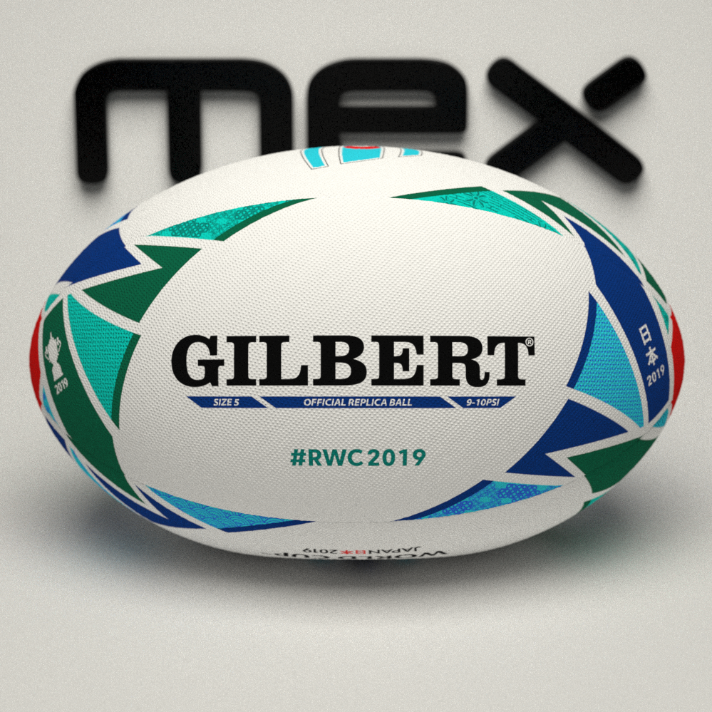 Buy Gilbert Rugby World Cup 2019 Ball | Original Replica Ball | Size 5 ...